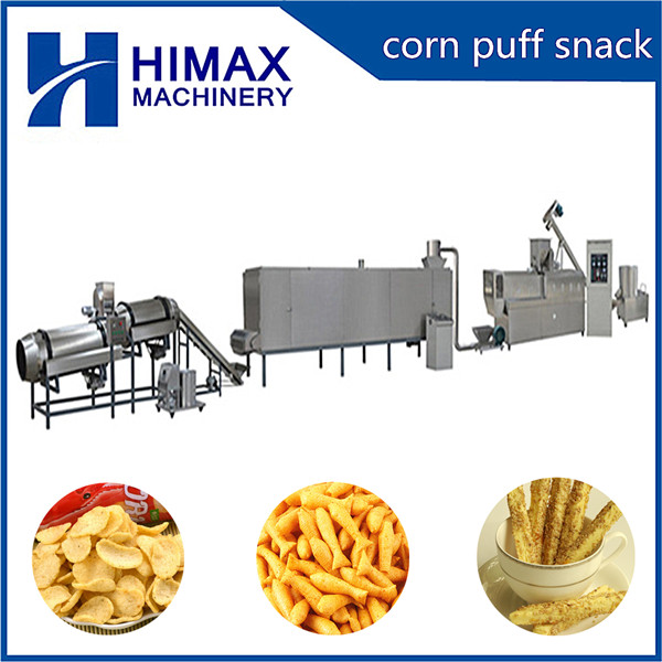 Extruded snack machine extruded snack production lines China Factory ...